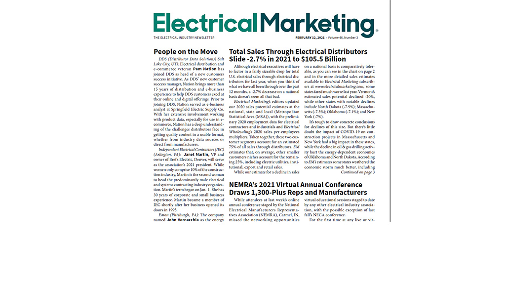 Electrical Marketing - February 12, 2021 | Electrical Marketing