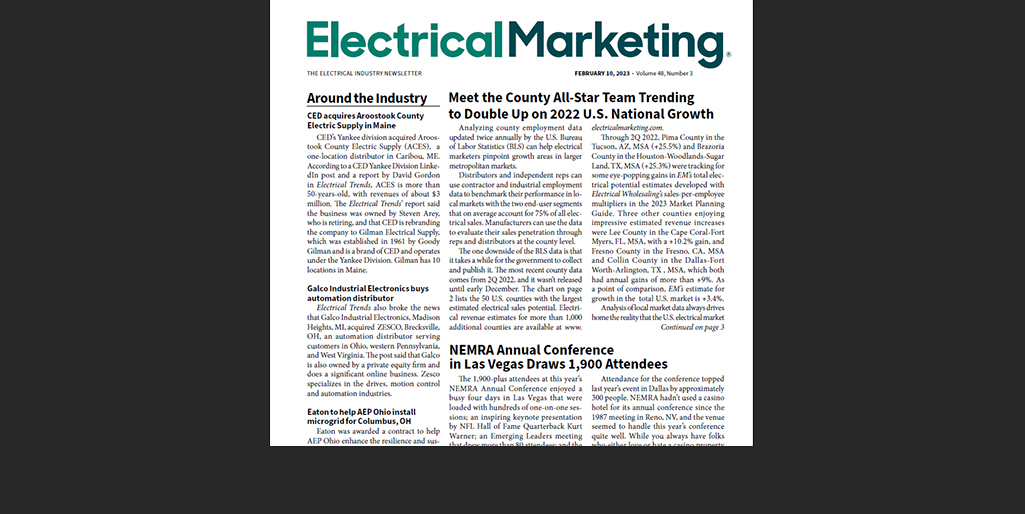 Electrical Marketing - February 10, 2023 | Electrical Marketing