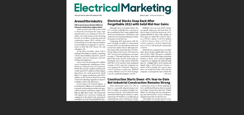 Electrical Marketing - June 23, 2023 | Electrical Marketing